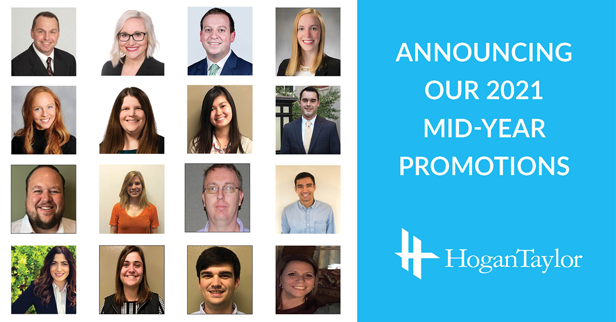 HoganTaylor LLP Announces Promotions